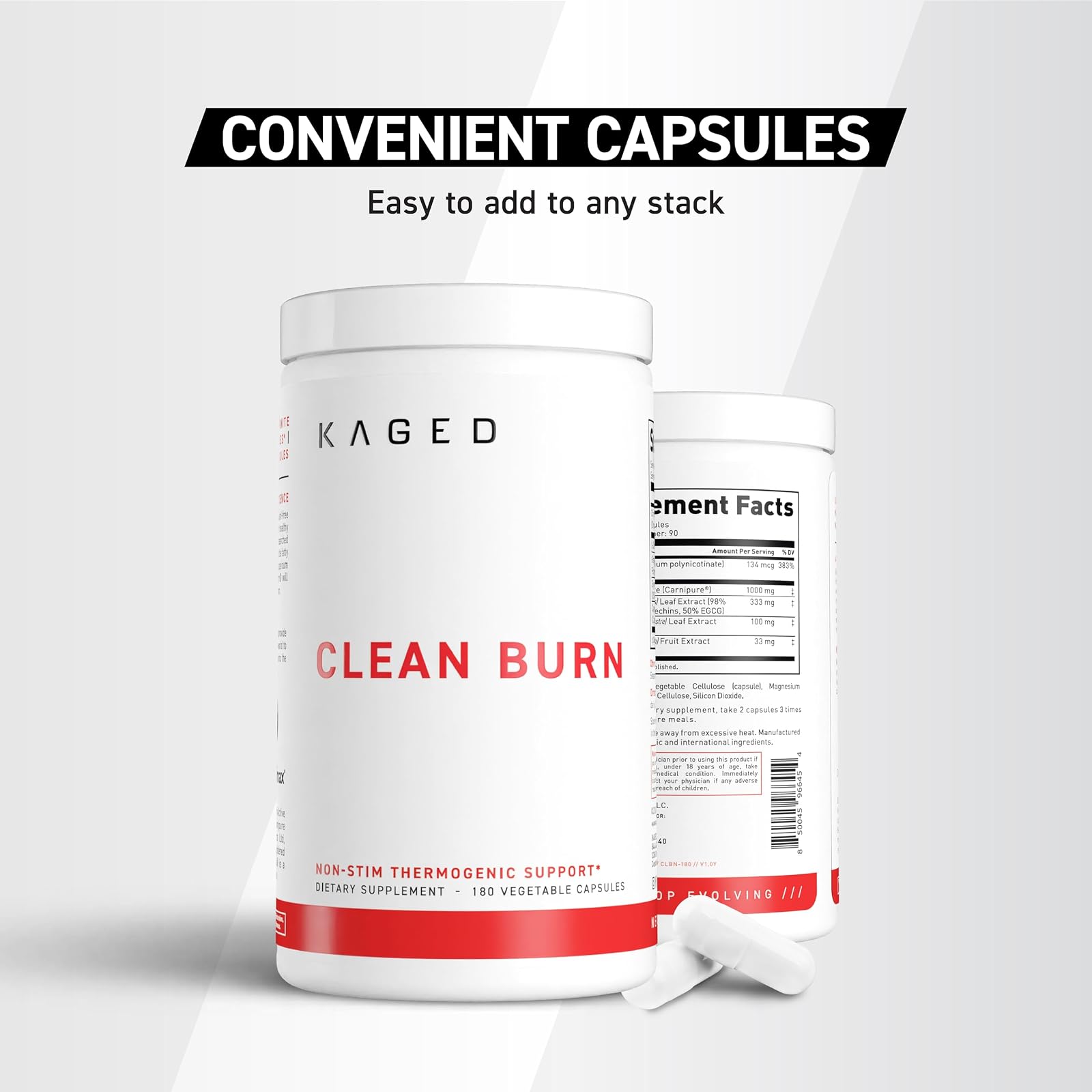 enhanced metabolism with Kaged Clean Burn