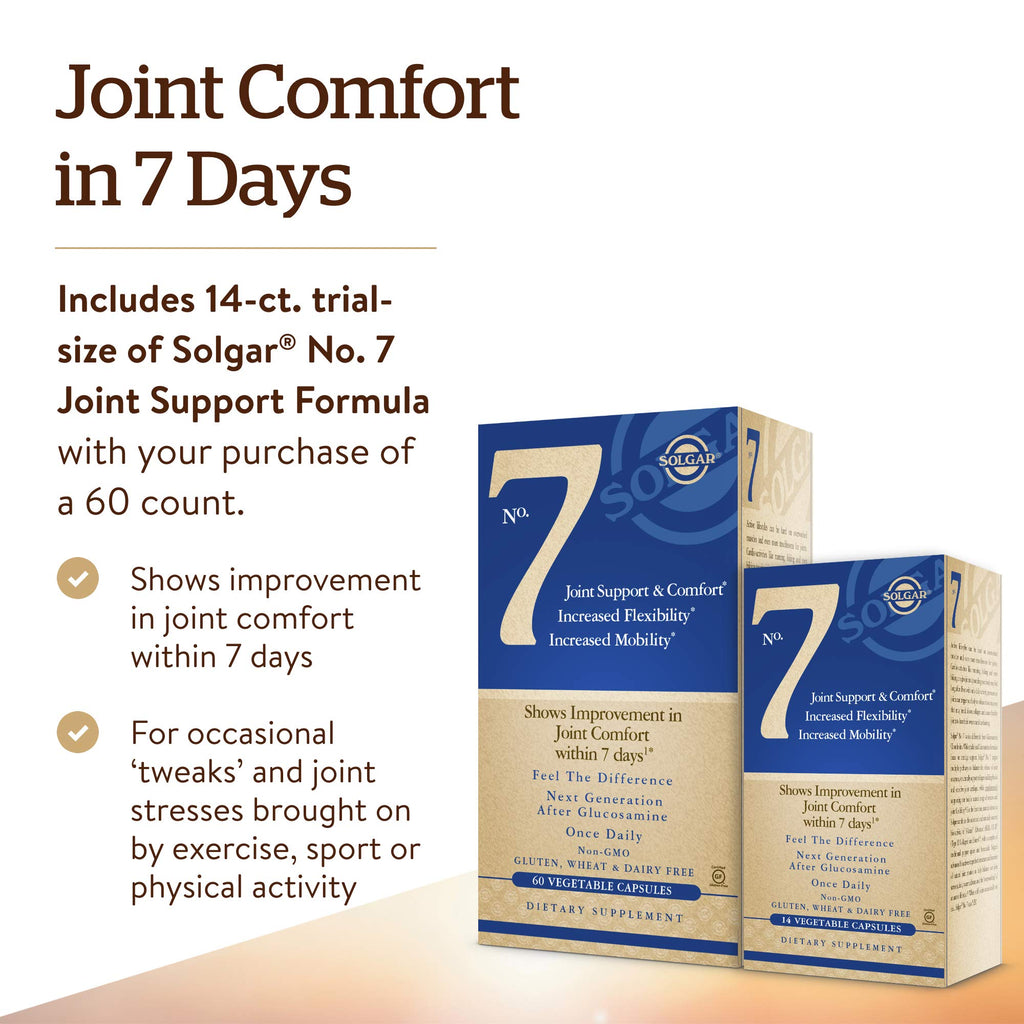 enhanced mobility with Solgar No. 7