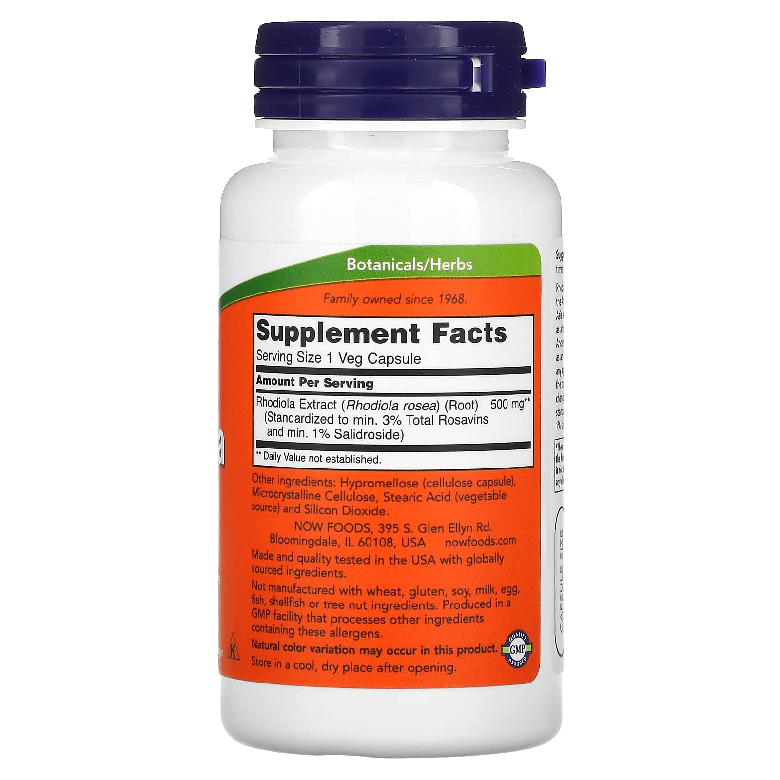 enhanced mood support Rhodiola capsules