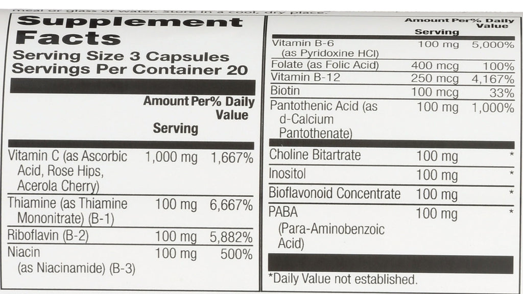 enhanced mood support with B vitamins