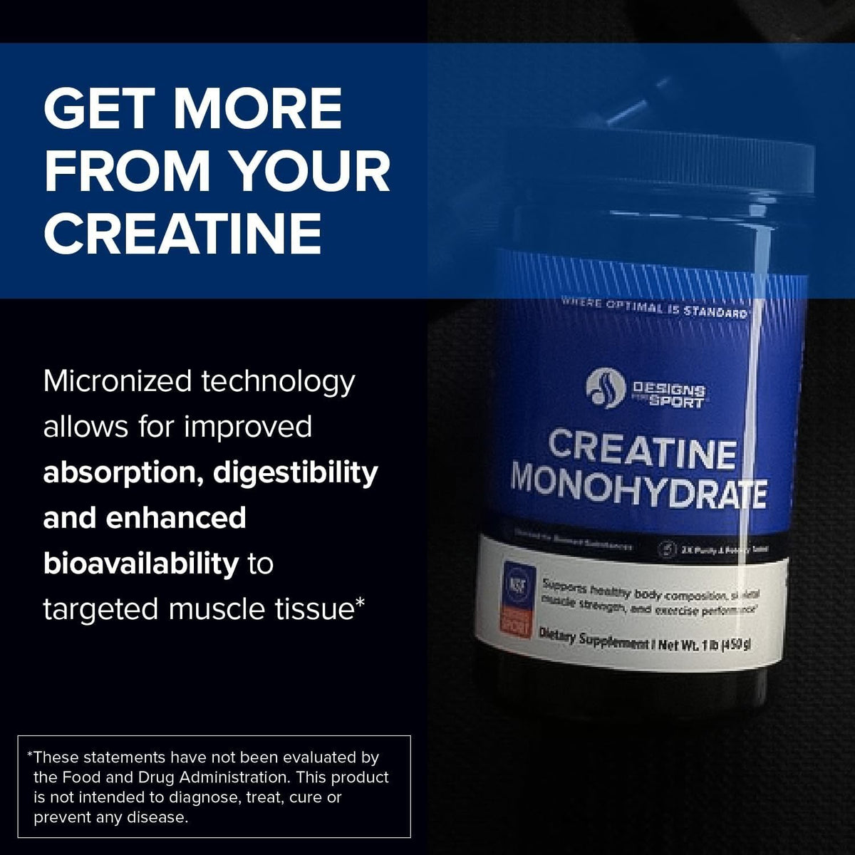 enhanced muscle performance creatine powder