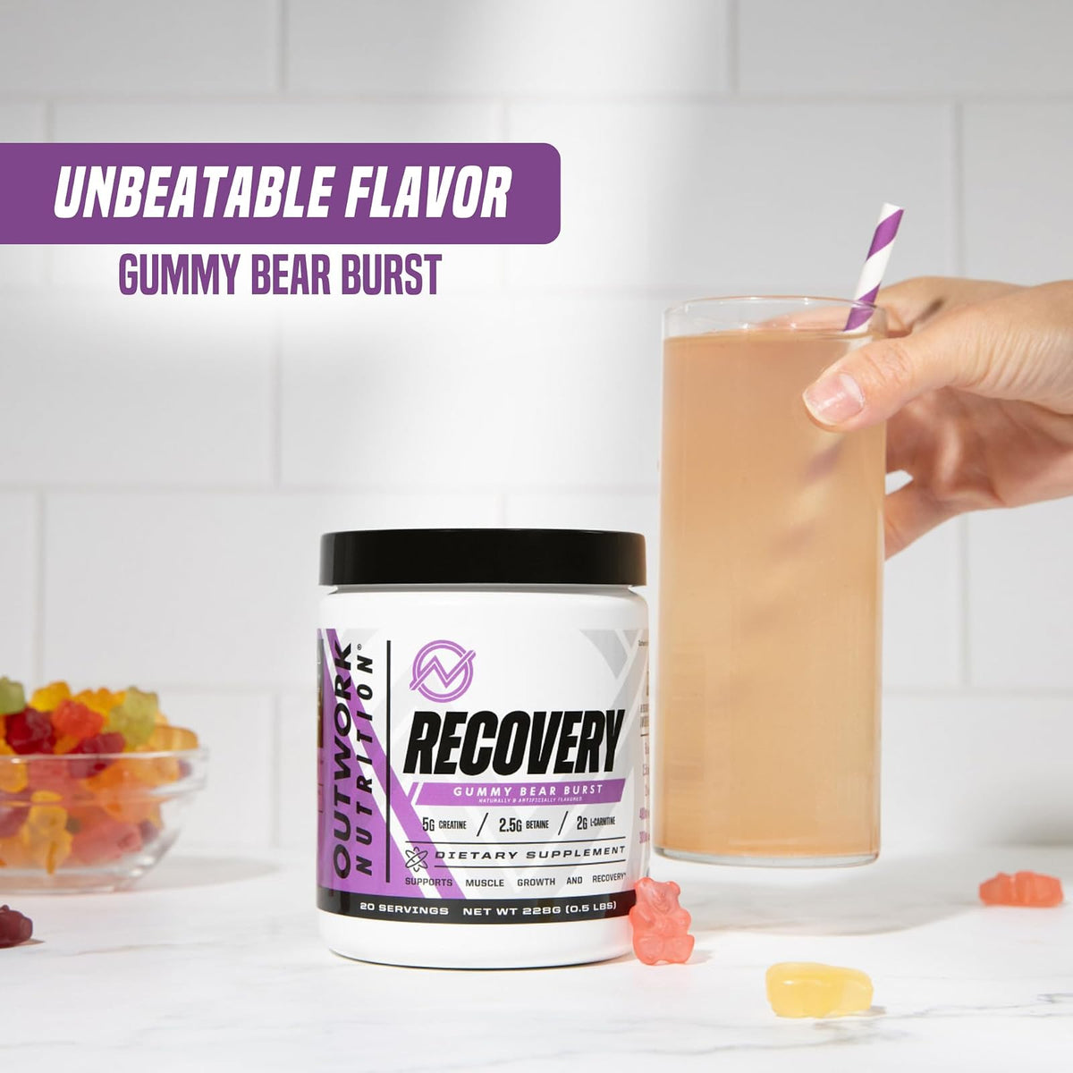 enhanced muscle recovery with Outwork