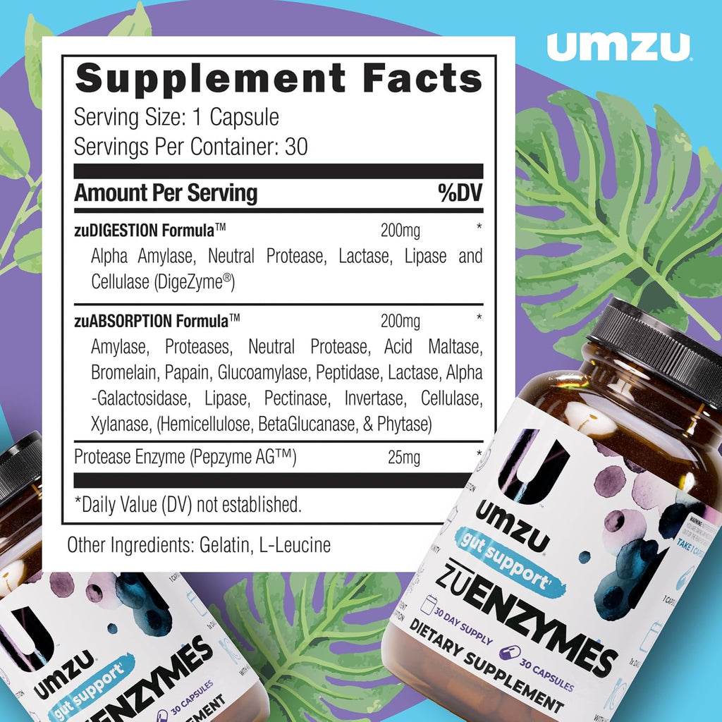 enhanced nutrient absorption with digestive enzymes