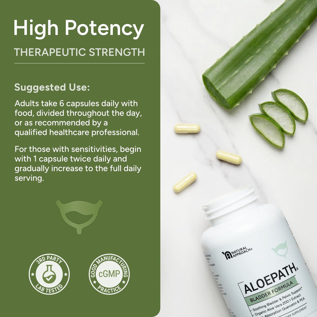 enhanced pelvic support with aloe