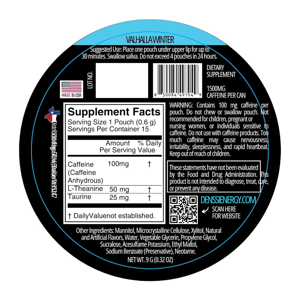 enhanced performance energy pouches