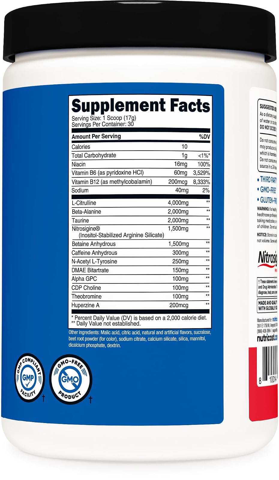 enhanced performance pre-workout formula