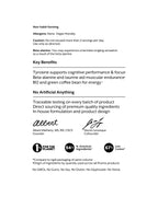 enhanced performance pre-workout supplement