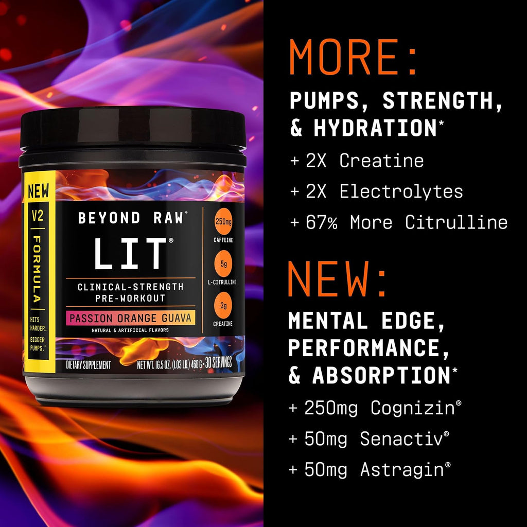 enhanced performance pre-workout supplement