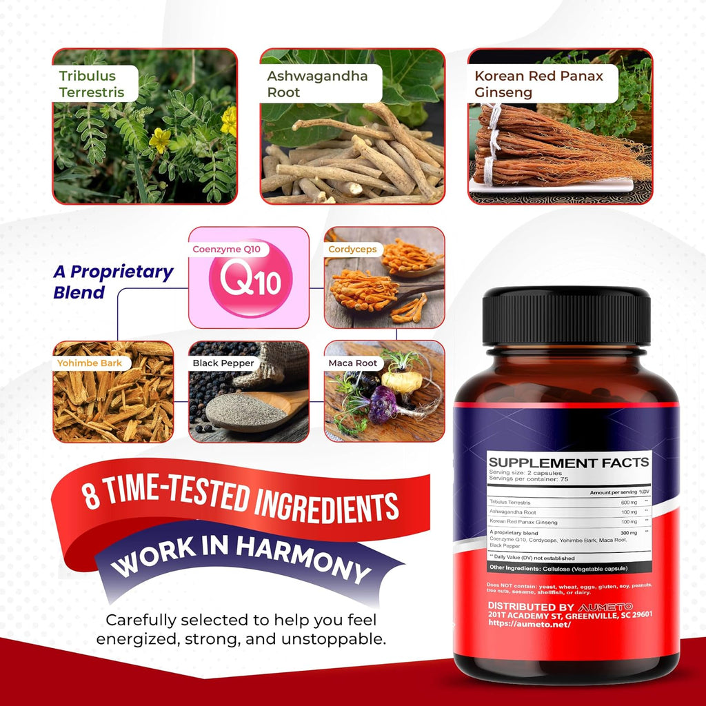 enhanced performance Tribulus Terrestris capsules