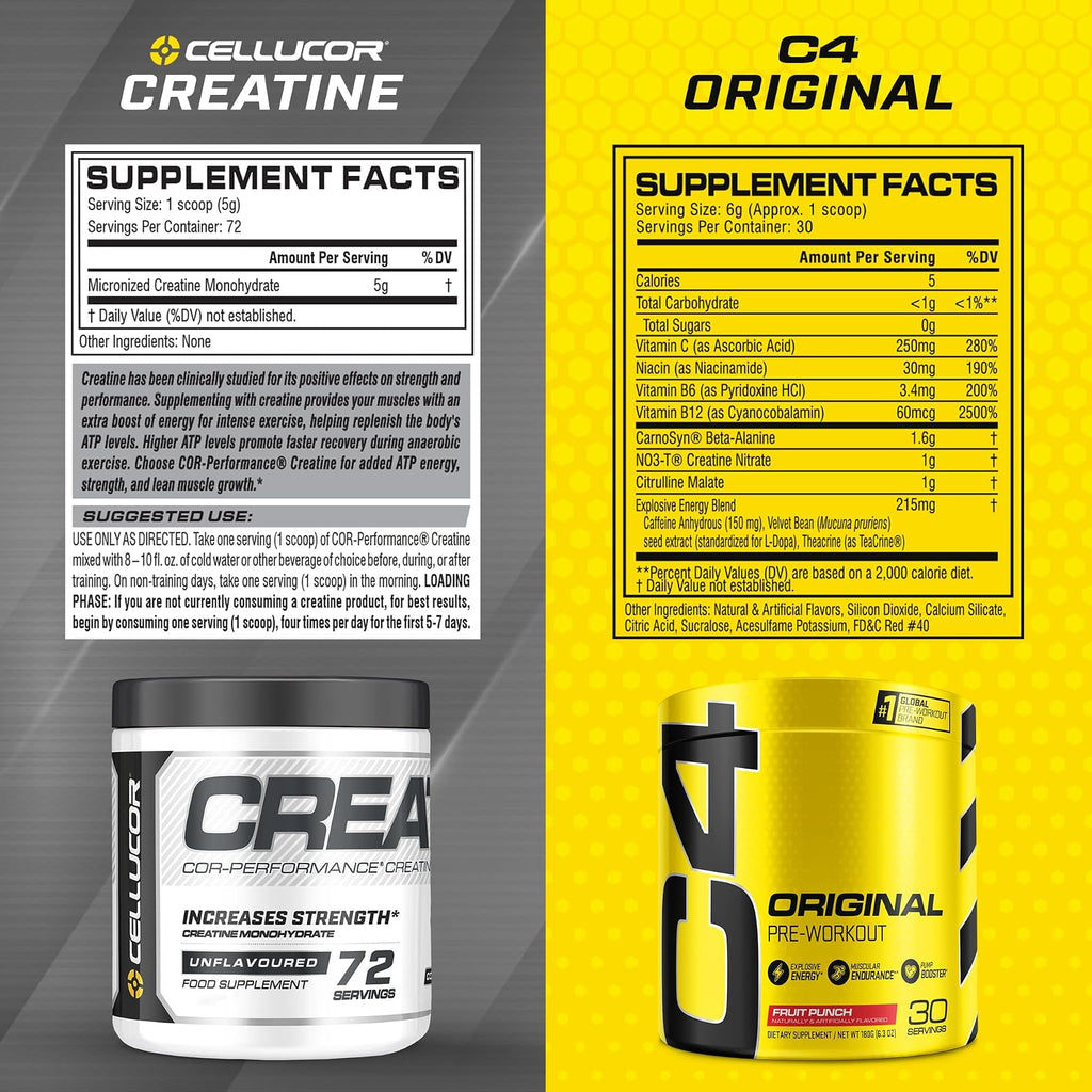 enhanced performance with C4 pre-workout