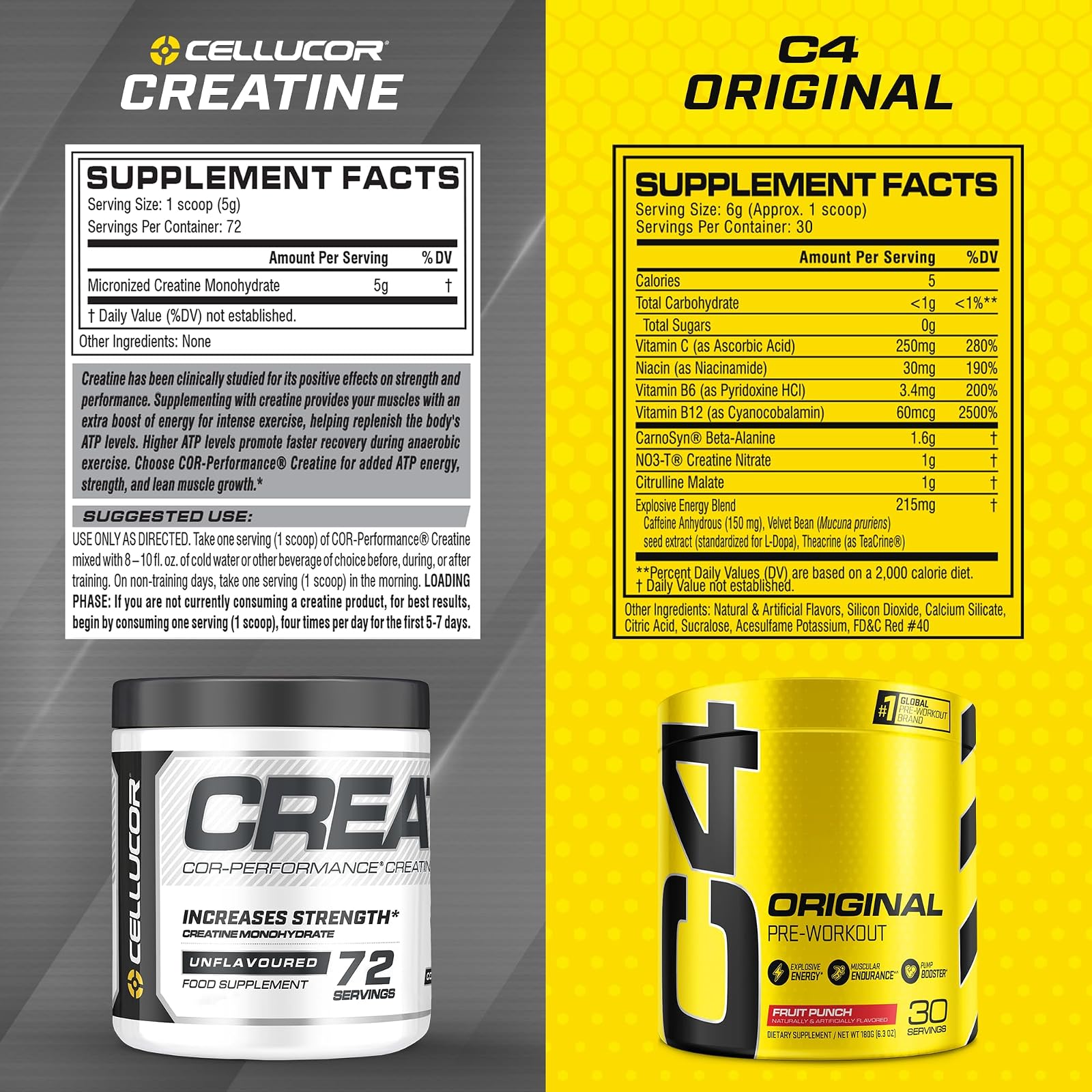 enhanced performance with C4 pre-workout
