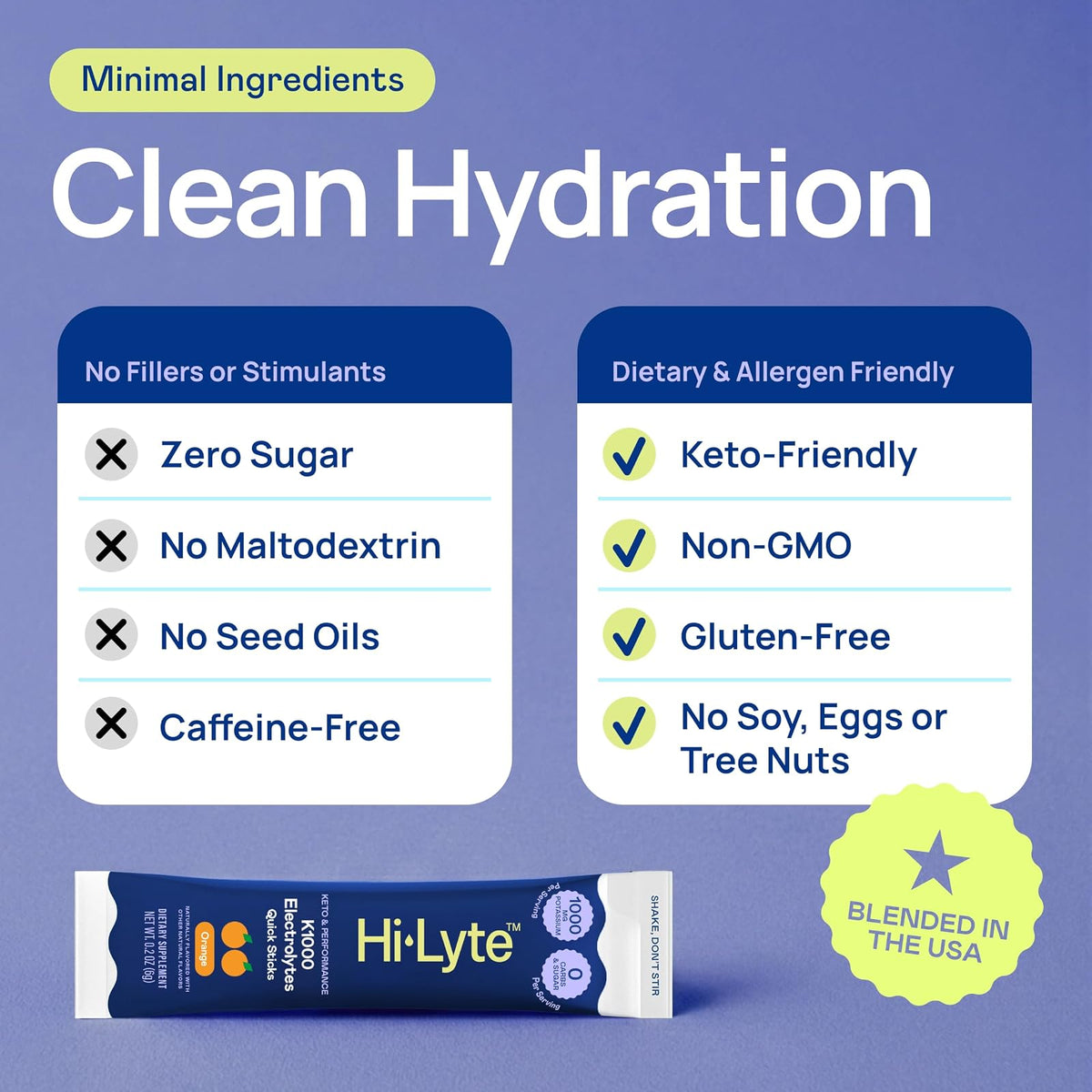 enhanced performance with Hi-Lyte electrolytes