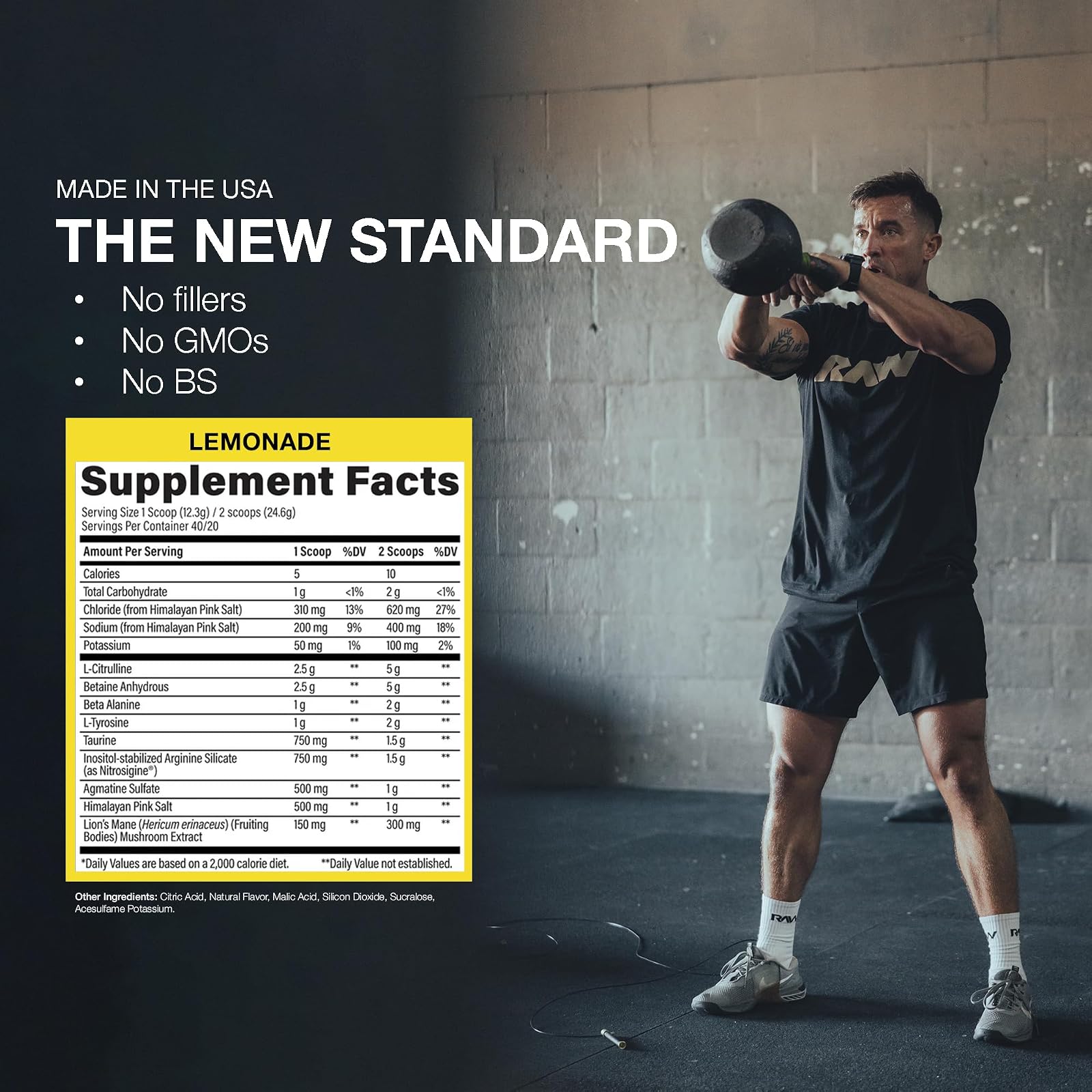 enhanced performance with RAW Pump pre-workout