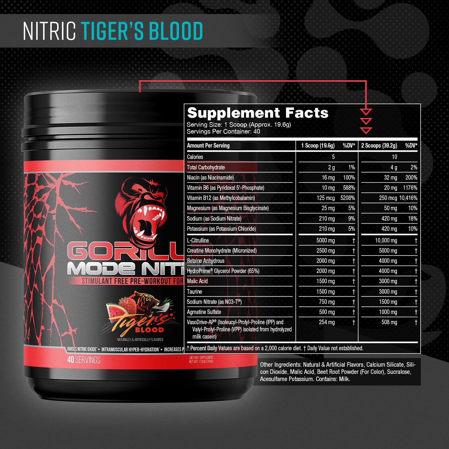 enhanced power with Gorilla Mode powder