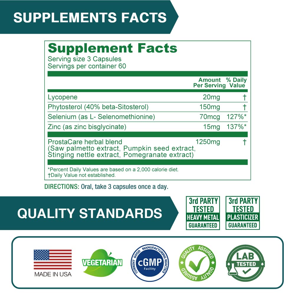 enhanced prostate function with natural ingredients
