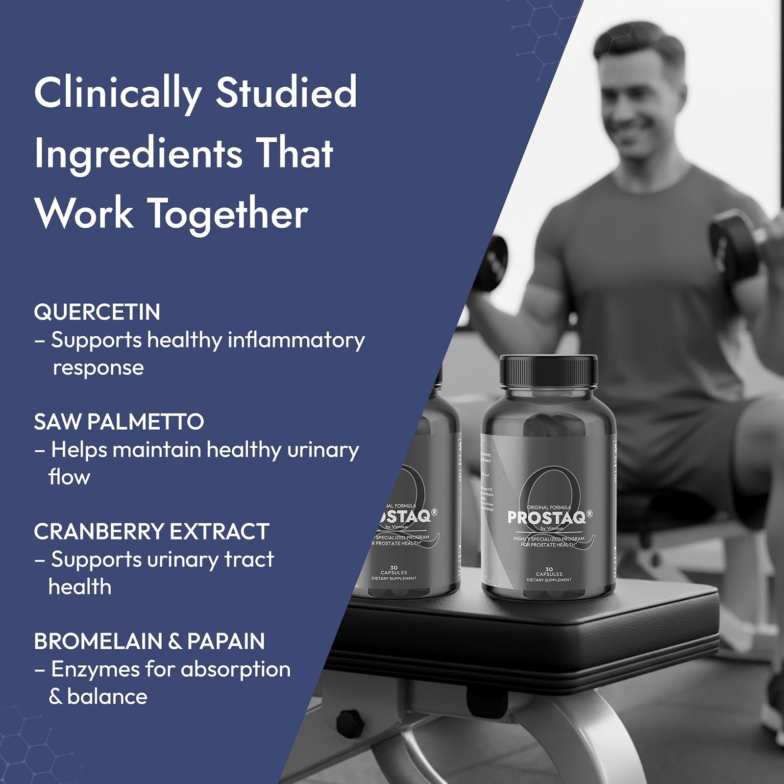 enhanced prostate function with ProstaQ