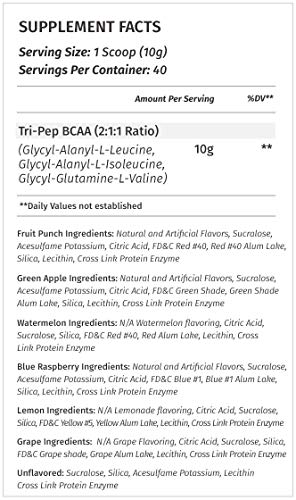 enhanced recovery BCAA formula
