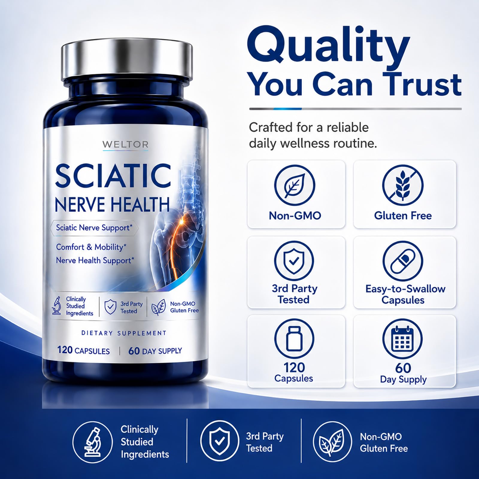 enhanced recovery from sciatic discomfort