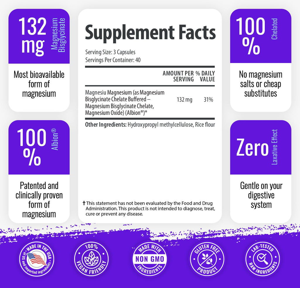 enhanced relaxation magnesium supplement