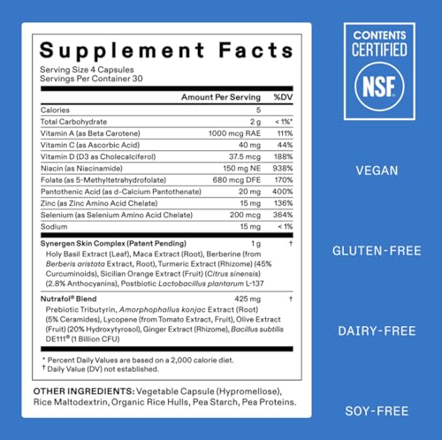 enhanced skin clarity with Nutrafol
