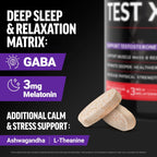 enhanced sleep quality with Test X180 PM