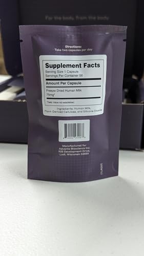 enhanced sleep with human milk supplement