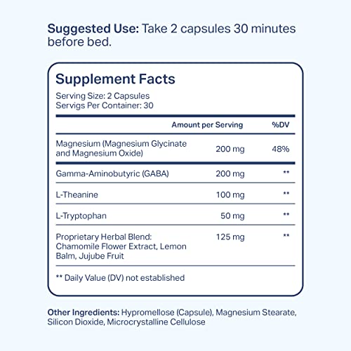 enhanced sleep with magnesium glycinate