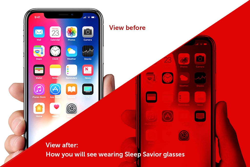 enhanced sleep with melatonin glasses