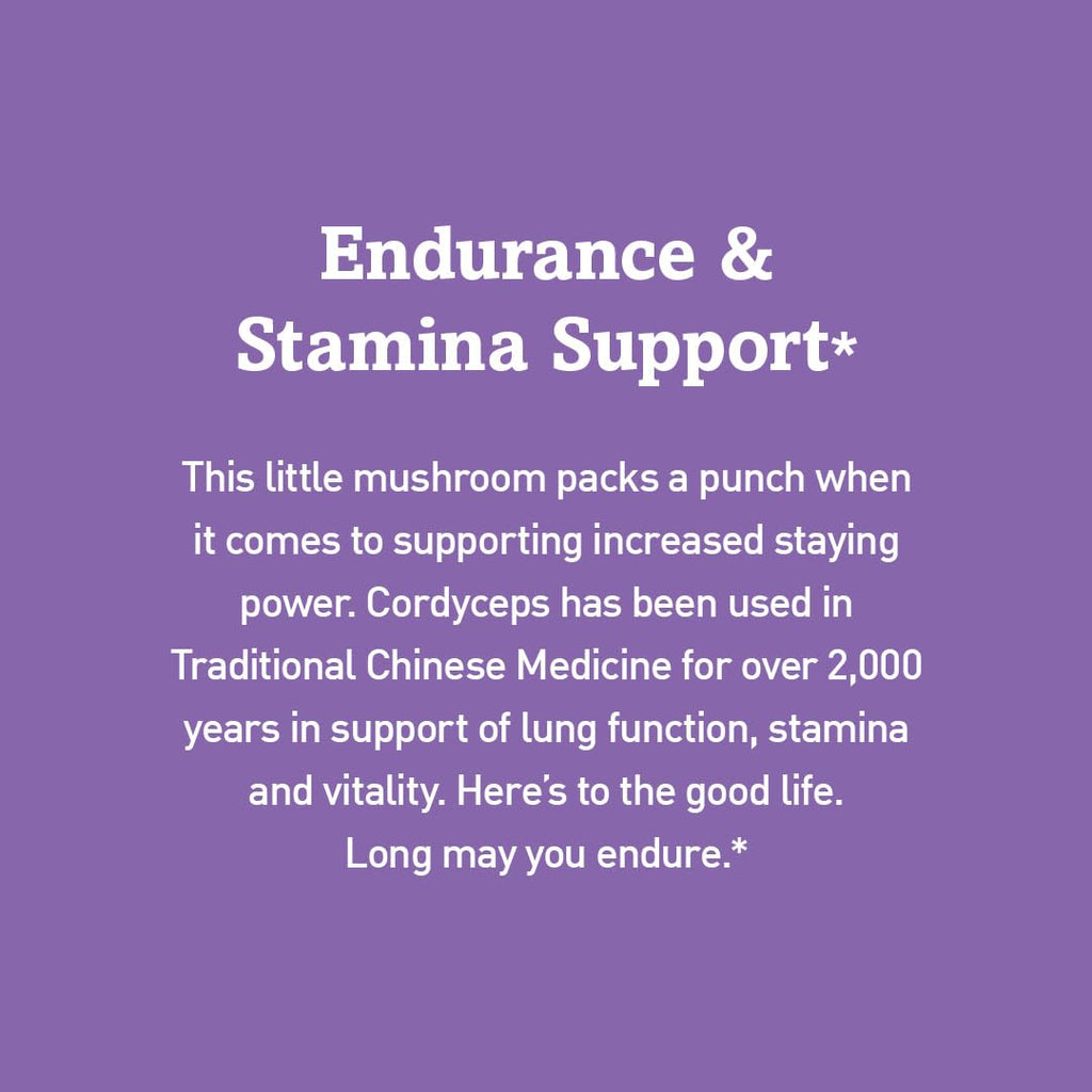 enhanced stamina with cordyceps