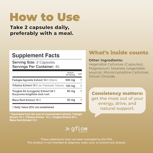 enhanced stamina with herbal blend