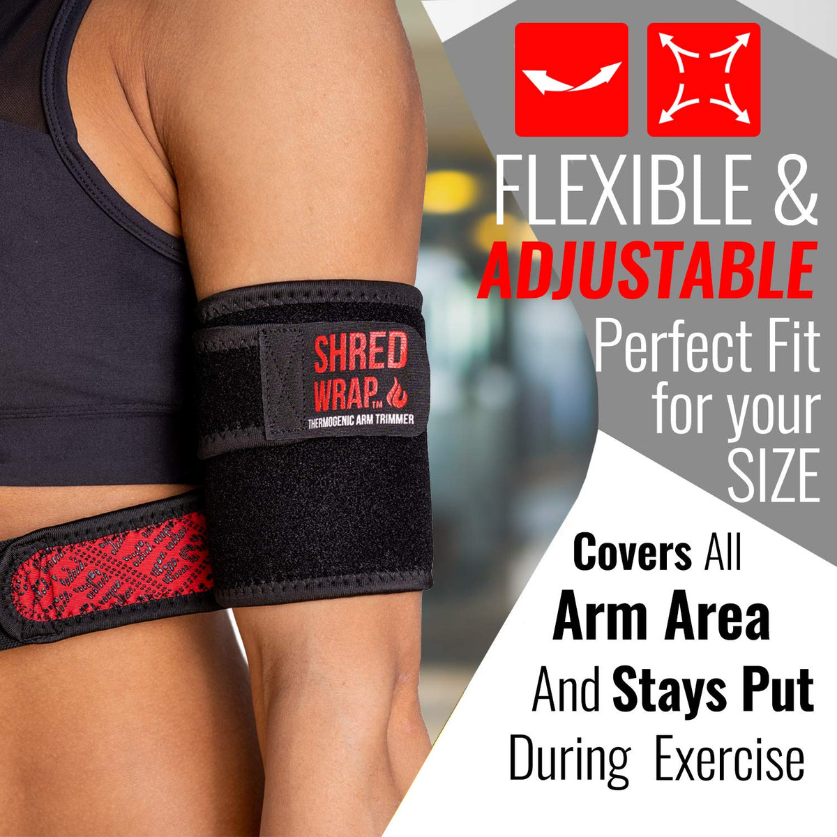 enhanced sweat with Iron Bull arm trimmers