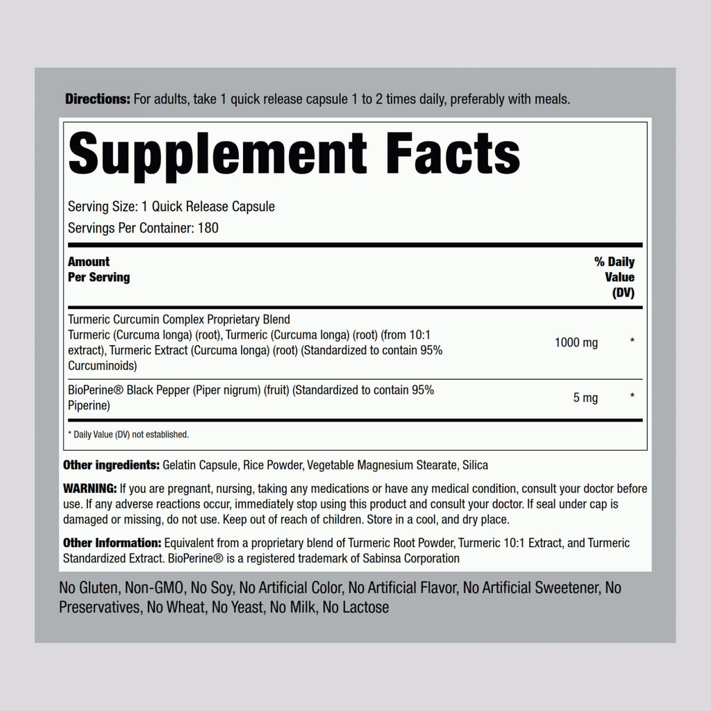 enhanced turmeric absorption formula