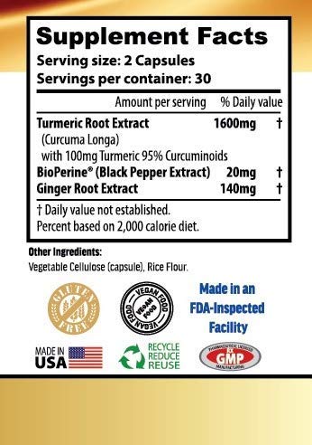 enhanced turmeric absorption with BioPerine