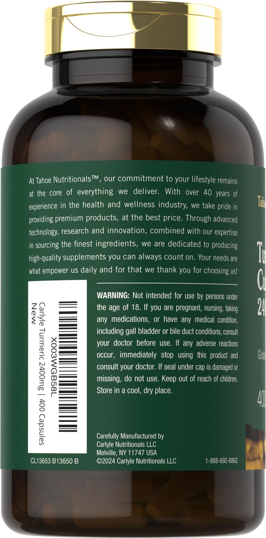 enhanced turmeric absorption with black pepper