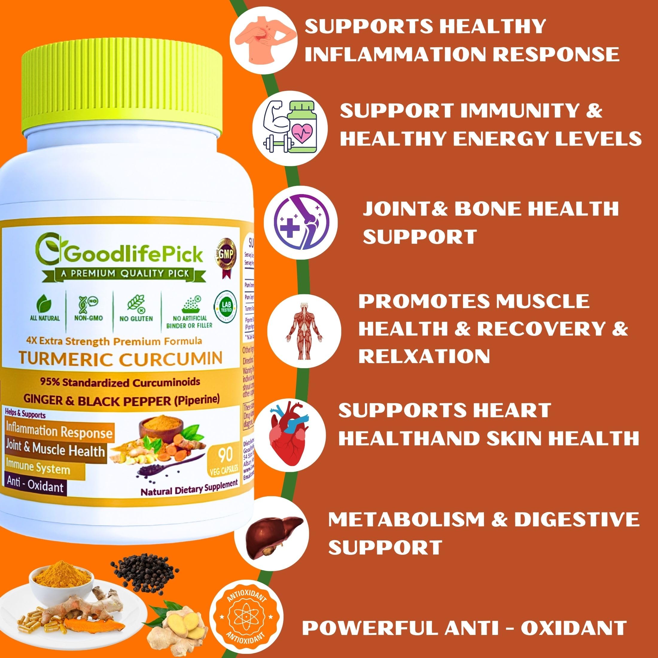 enhanced turmeric with black pepper extract
