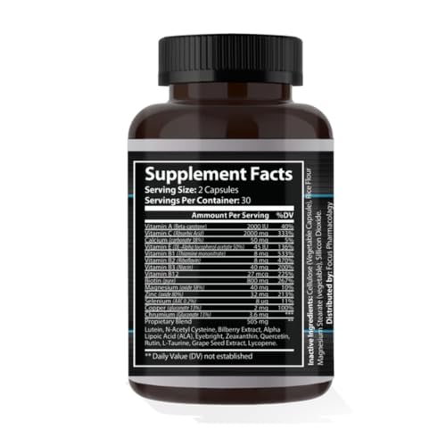 enhanced vision with blended vitamin & mineral supplements