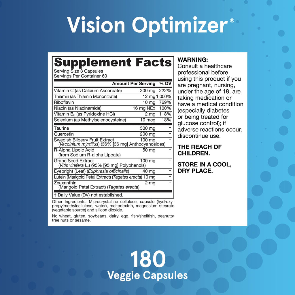 enhanced vision with Jarrow Formulas capsules