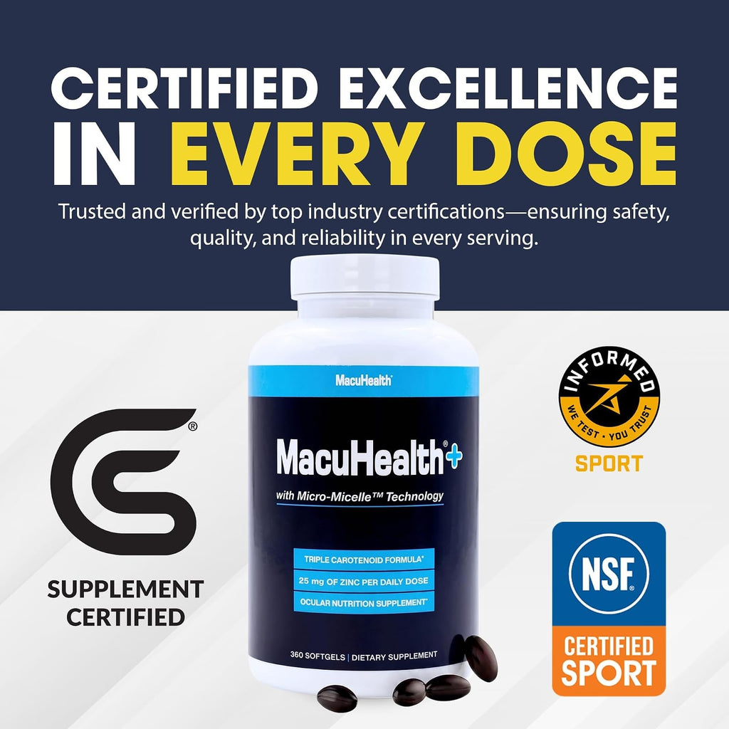 Enhanced vision with Macuhealth vitamins