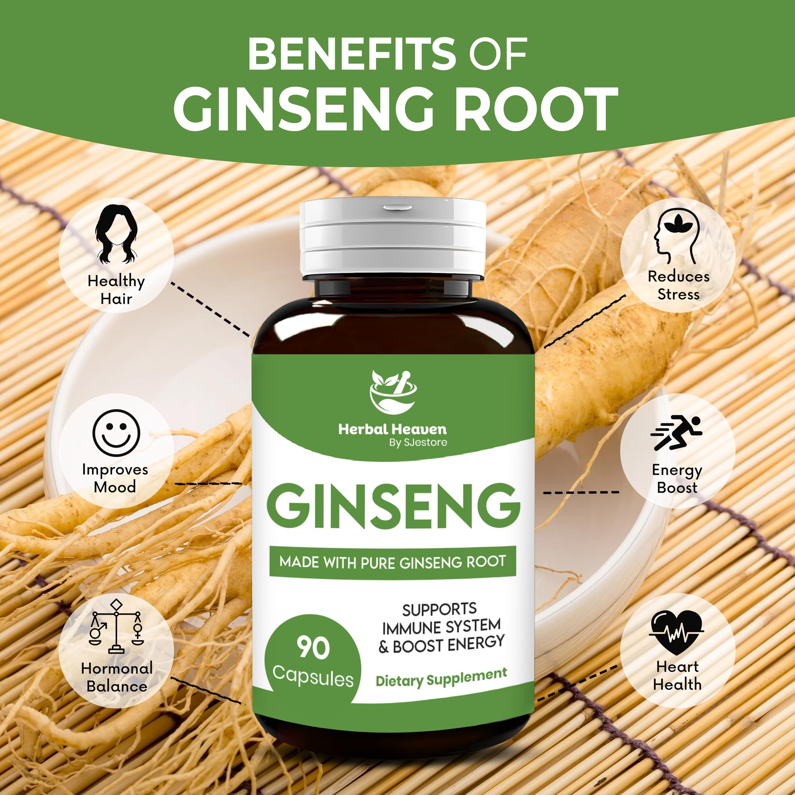 enhanced vitality with herbal ginseng