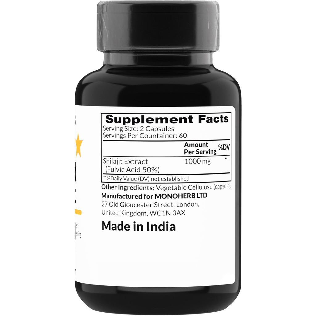 enhanced vitality with shilajit extract