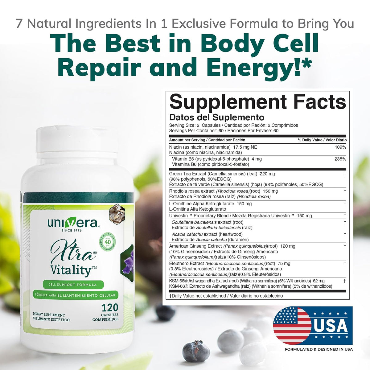 enhanced vitality with Univera capsules