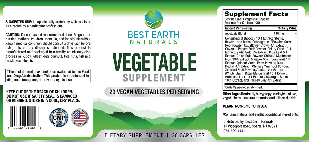 enhanced vitality with veggie capsules