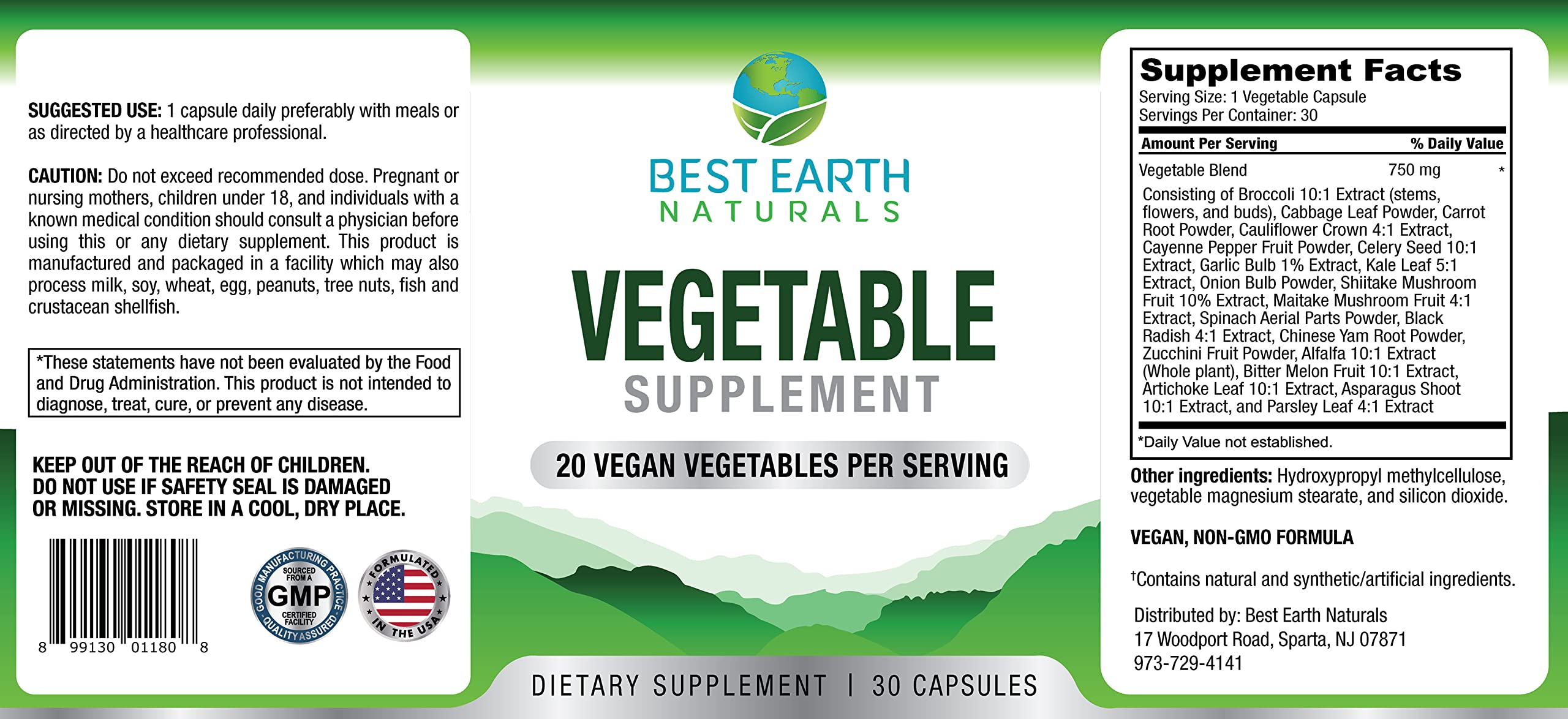 enhanced vitality with veggie capsules