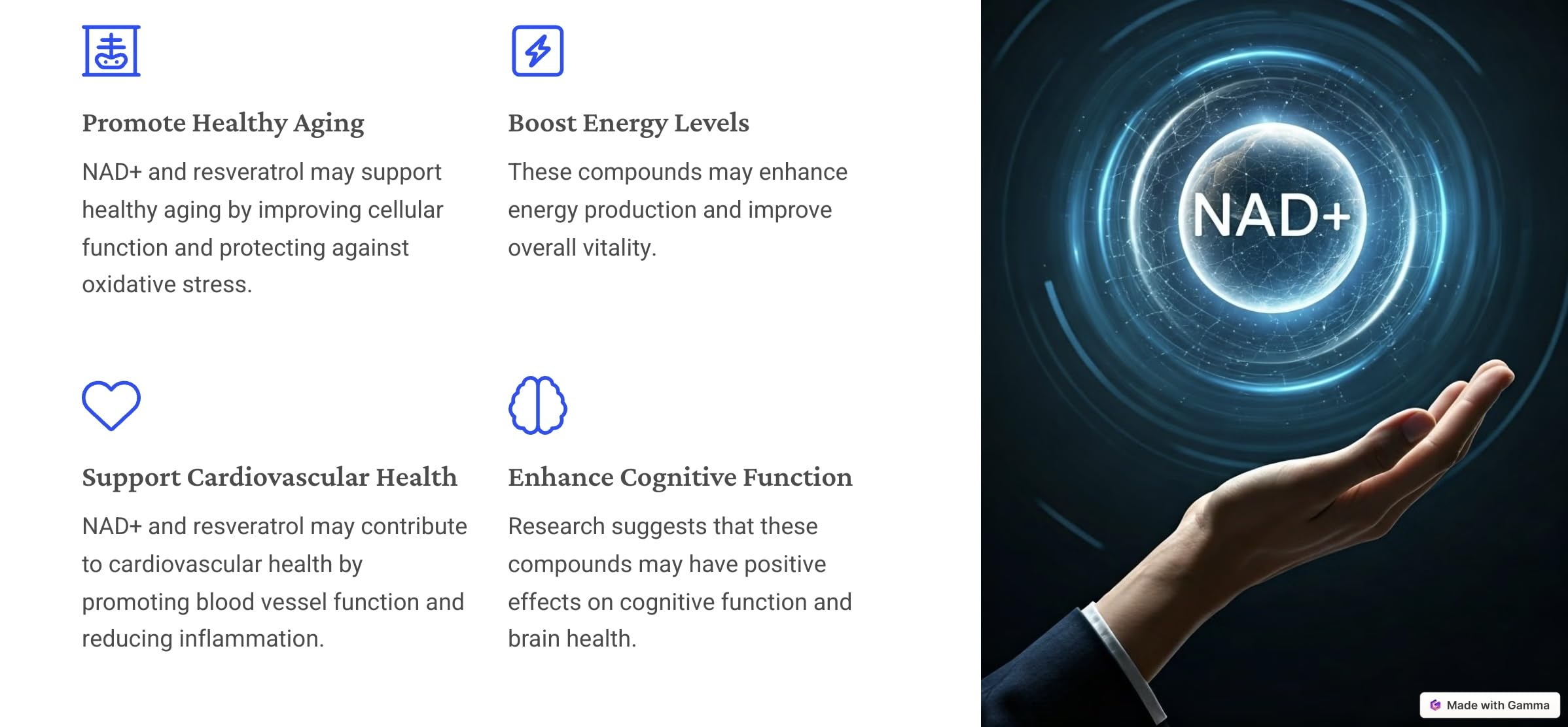 enhanced wellness with blended vitamins