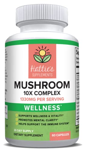 enhanced wellness with Hattie's mushroom supplements