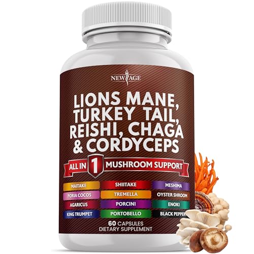 Enhanced wellness with mushrooms blend