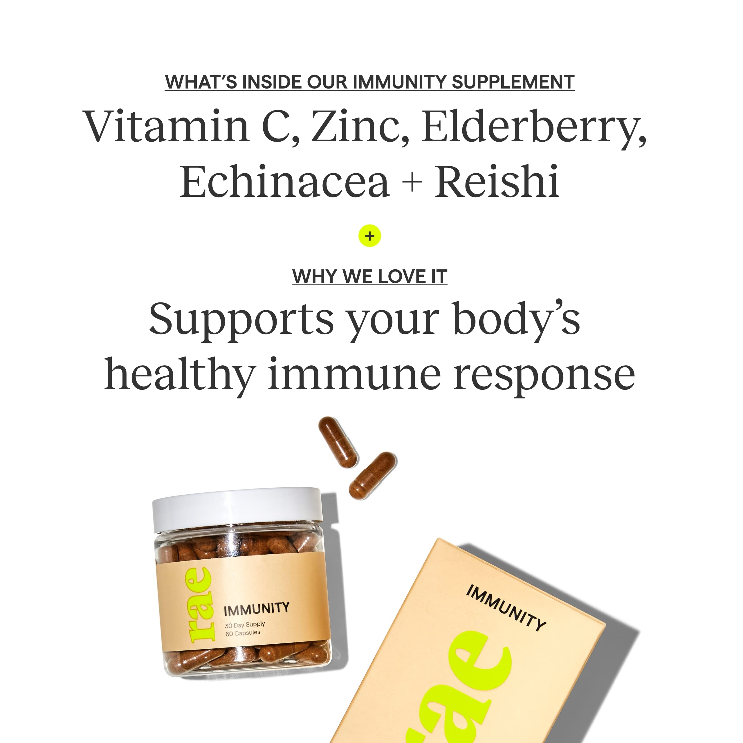 enhanced wellness with Rae Immunity Capsules
