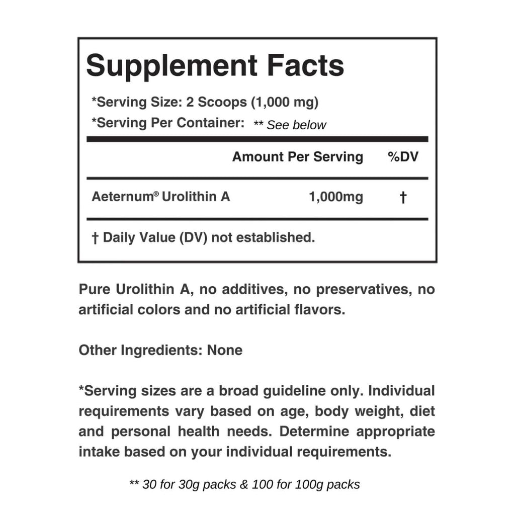 enhanced wellness with Urolithin A