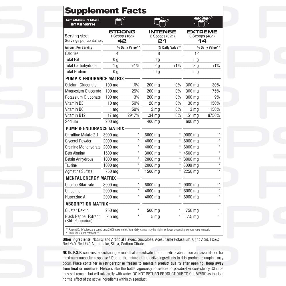 enhanced workout performance formula