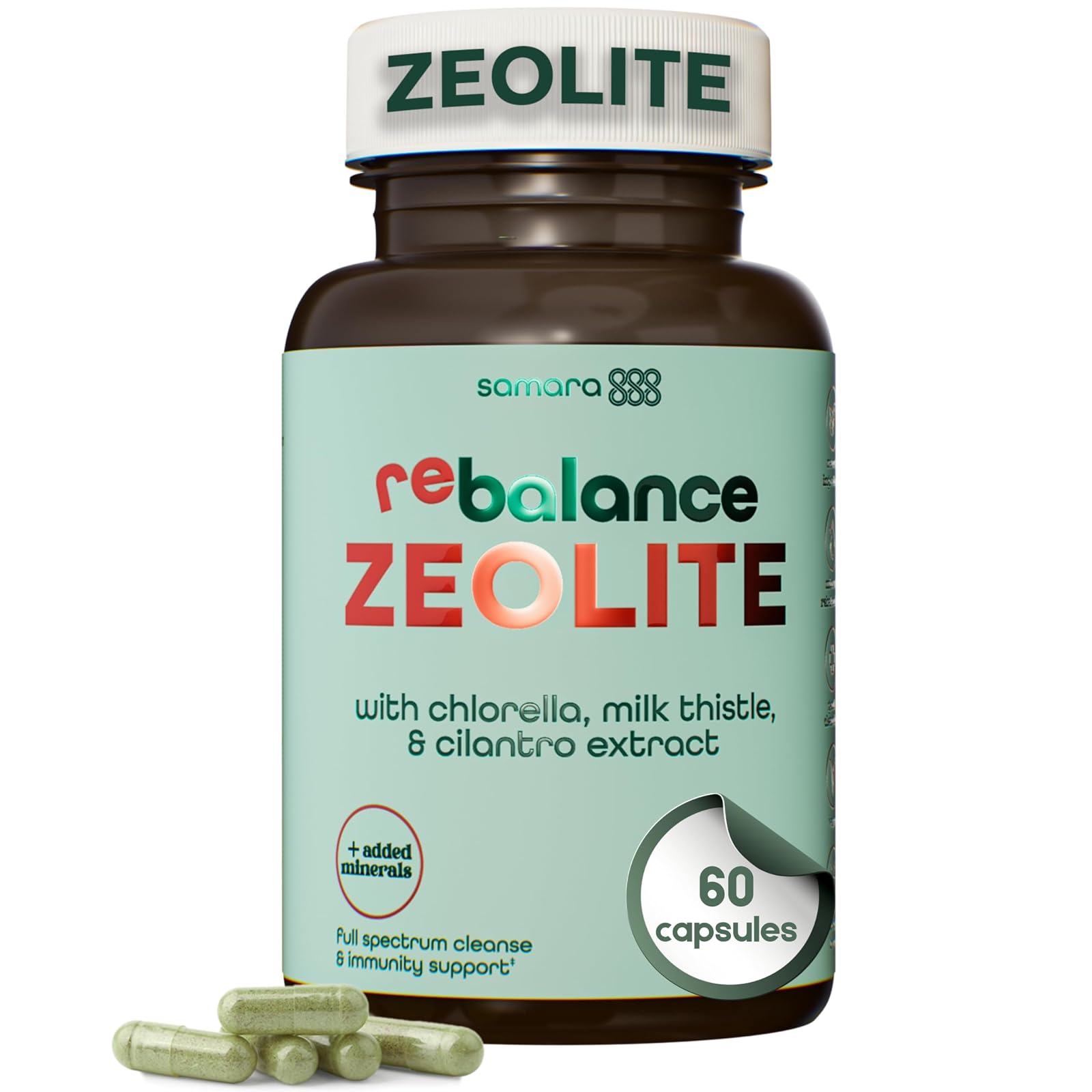Enhanced Zeolite detox capsules